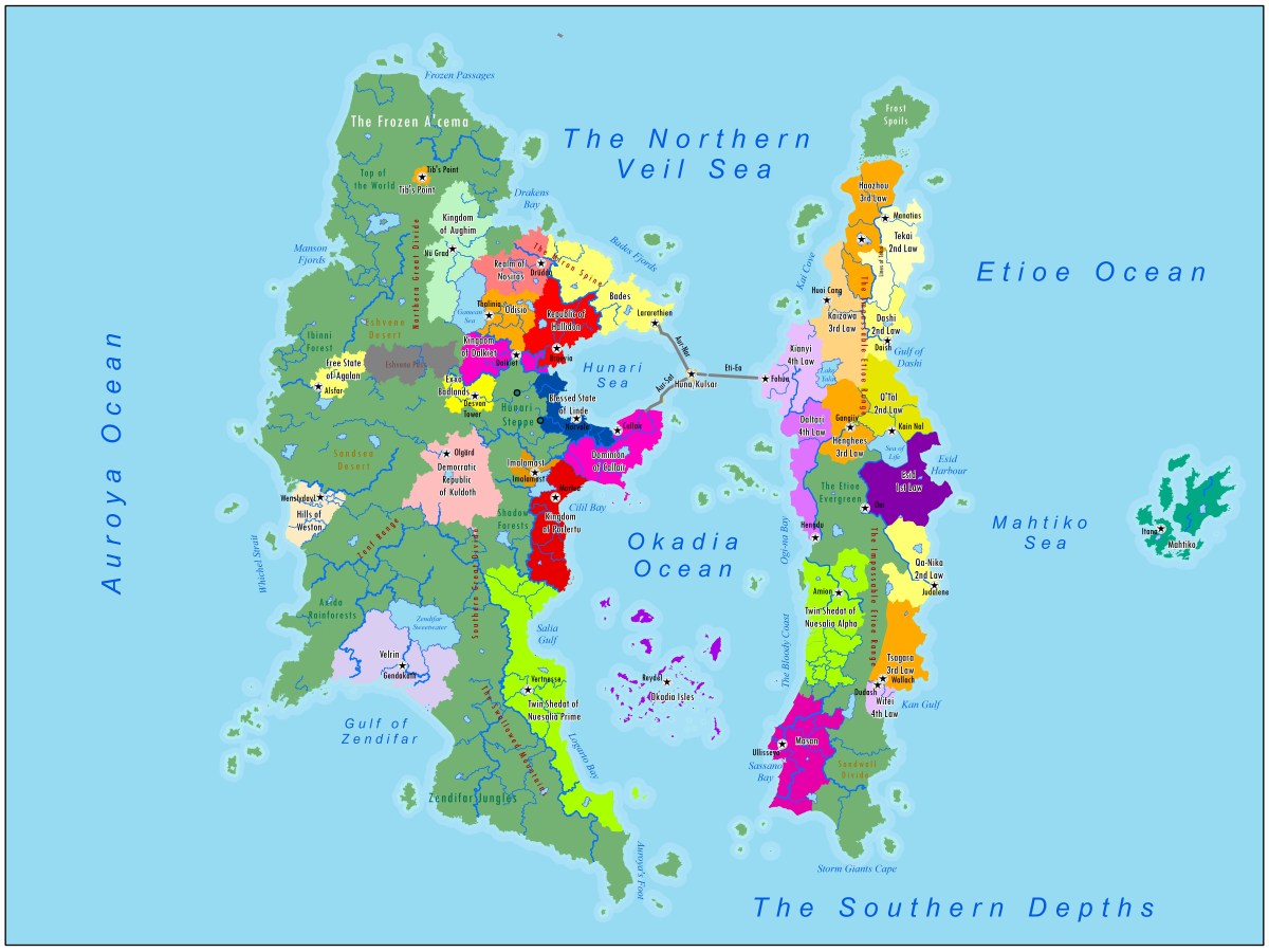 Proteria Map – RPG Nights